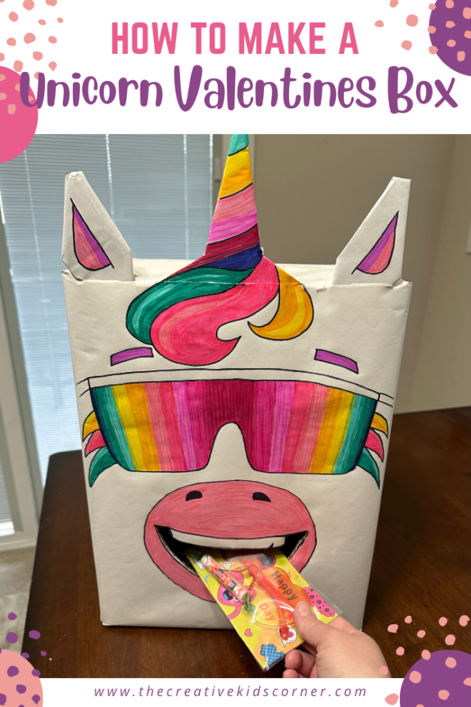 How to Make a Unicorn Valentine’s Box - The Creative Kids' Corner