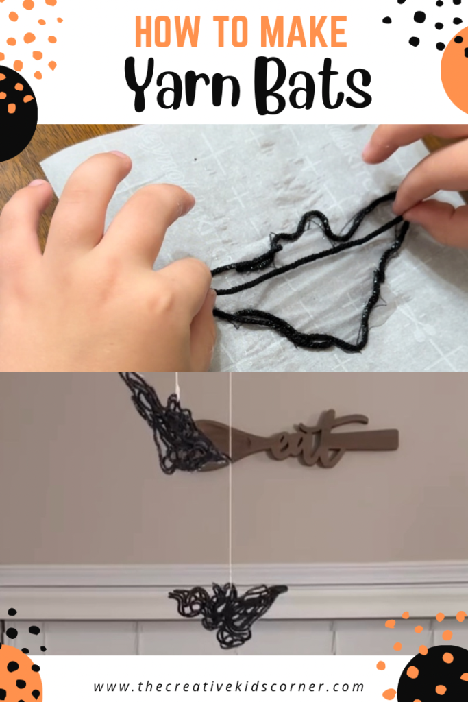 How to Make Yarn Bats - The Creative Kids' Corner
